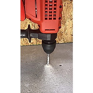 KEEGAN TOOLS 8-Piece SDS-Plus Professional Drill Bit Set with 4-Cutter Heads, Carbide Tips, SDS Rotary Hammer Drill Bit Set, Use on Concrete, Cement, Stone, Brick, Other Masonry Materials