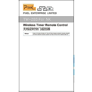 Pixel Timer Shutter Release Remote Control TW283-DC2 Remote Release for Nikon Z7 Z7II Z6 Z6II Z5 D5600 D3300 D5000 D5100 D5200 D5300 D5500 D90 D7000 D7100 D7200 D7500 D780 D610 D750 P7700 P7800