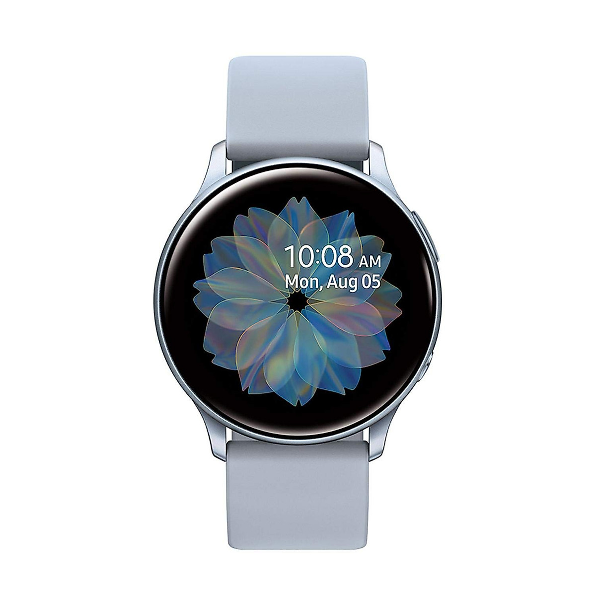 Samsung Galaxy Watch Active2 (Silicon Strap + Aluminum Bezel) Bluetooth - International (Cloud Silver, R820-44mm)