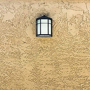 HARRRRD LED Wall Lantern Pack Light - Dusk to Dawn Photocell Included - 1 Pack 3000K (Warm White) Wall Mount Fixture, Exterior Security Lighting, Garage, Garden, Yard