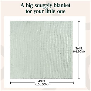 Simka Rose Waffle Baby Blanket-Muslin Swaddle Blankets-Baby Blankets for Boys & Girls Gender Neutral Toddler Blanket 100% Cotton- Stroller & Crib Blanket for Baby Nursery
