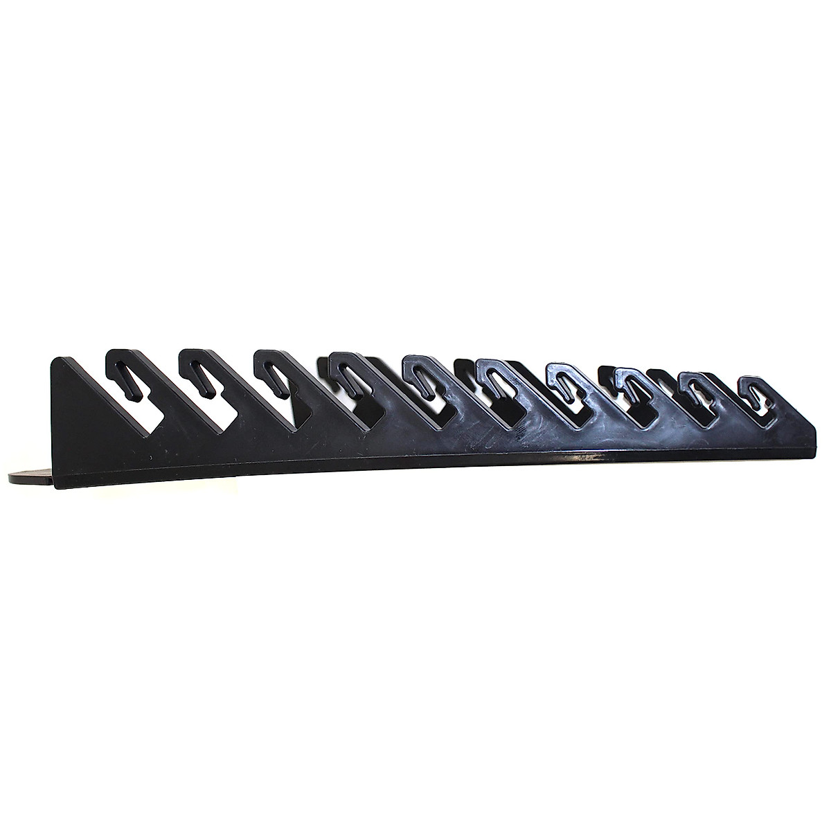 JSP Manufacturing Plastic Portable Gripper 10-Tool Wrench Organizer Tray (1, Black)