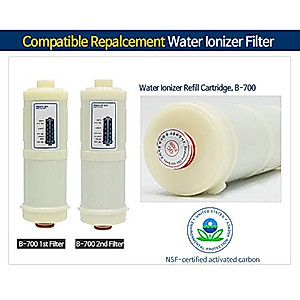 Biontech Water Ionizer Filter Set for BTM-700, BTM-800, BTM-400N, BTM-595N, BTM-102G, PRIME GOLD