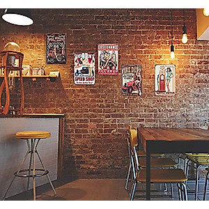 KGPE0WRF5S Chain SAWS Tin Sign for Christmas Garage Bar Pub Home Decor