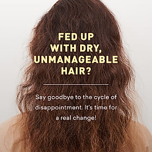 Just Nutritive Extreme Dry Hair Conditioner | Natural Care for All Hair Types | Restoring Cleanser for Extremely Dry and Damaged Hair | Hydrating Treatment for Men and Women 16 Fl Oz