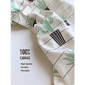 Hglian Cactus Plastic Grocery Bag Holder and Dispenser,Large Hanging Garbage Shopping Trash Bags Organizer Storage,Cute Cactus Kitchen Decor,Gifts for Women Mom Grandma