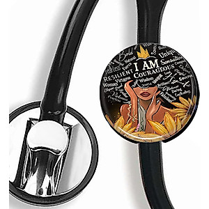 SUYOLA I AM Stethoscope Tag,Steth ID Tag,Nurse Badge,StethoscopeTag