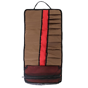 WOLVERINE 28" 16 Pocket Utility Roll | Durable Nailhead Nylon, Adjustable Straps, and Versatile Pockets for On-The-Go Tool Organization