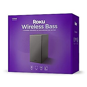 Roku Wireless Bass | Slim Subwoofer Streambar, Streambar Pro Wireless Speakers