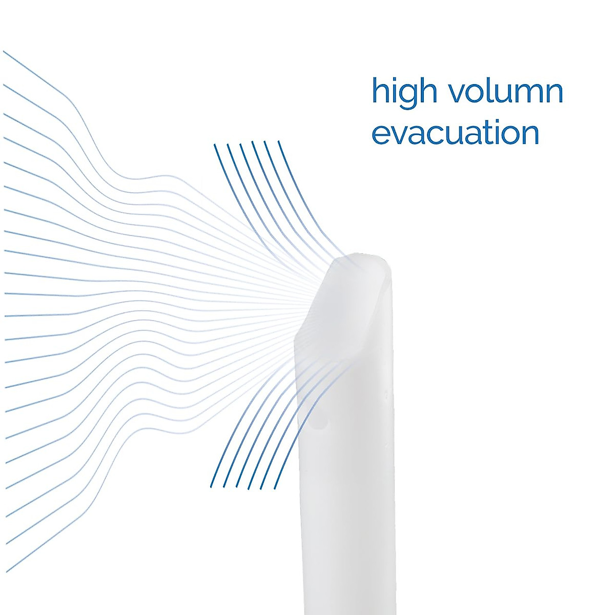 JMU 100Pcs Dental HVE Suction Tips, Dental Evacuation Tips, High Volume Evacuator Tips, Disposable Vented Evacuation Aspirator Tips