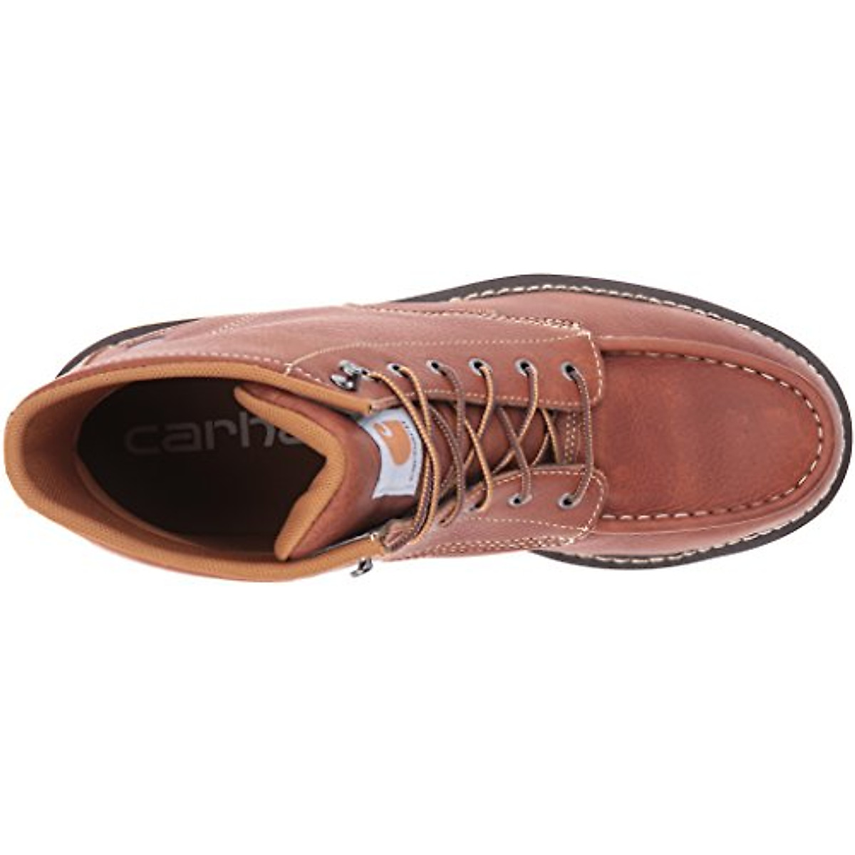 Carhartt mens 6 Inch Waterproof Wedge Steel Toe Work Boot, Tan, 12 Wide US