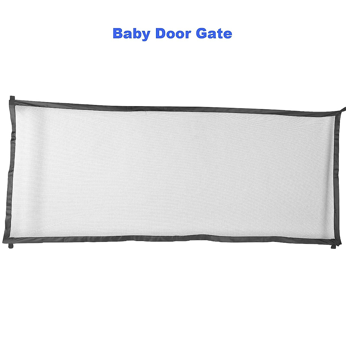 Jacksing Safty Baby Gate, Baby Door Gate Baby Gate Retractable Doorway Baby Gate for Indoor(L)