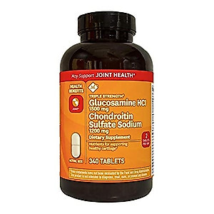 Members Mark Triple Strength Glucosamine Chondroitin (340 Count) (2 Pack)