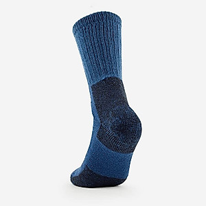 thorlos mens Kx Max Cushion Crew Hiking Socks, Dark Blue, X-Large US