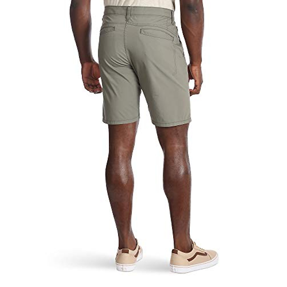 Wrangler Authentics Men's Performance Comfort Flex Flat Front Short, Army Green, 38