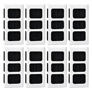 KEEPOW Paultra2 Refrigerator Air Filter Replacement for Frigidaire Gallery Pure Air Ultra II, Electrolux 242047805, 5303918847, EAP12364179, Pure Air II (8 Pack)