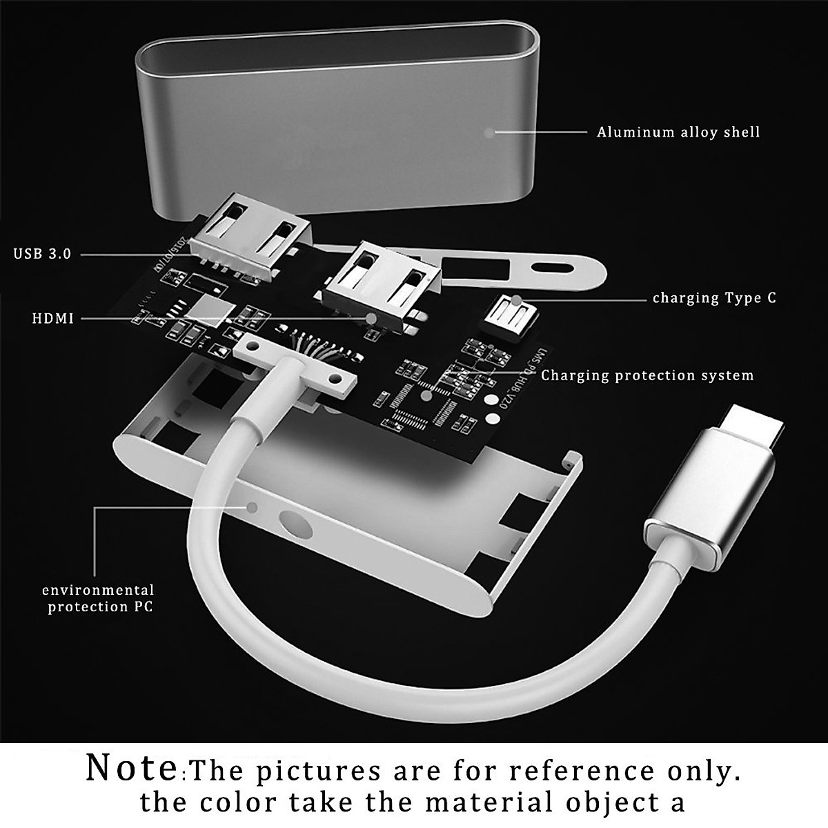 USB Type C to HDMI Adapter 4K for Nintendo Switch,Samsung Galaxy S8/S8 Plus, MacBook, Chromebook Pixel USB 3.1 Type c to hdmi Adapter Replace Nintendo Switch Dock Station