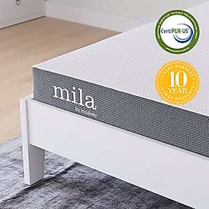 Modway Mila Firm 6" Fiberglass Free Memory Foam Full Mattress