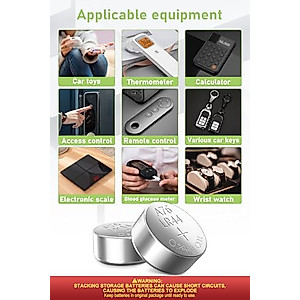 POWEROWL High Capacity LR44 Batteries 40 Pack, L1154F AG13 357 303 SR44 A76 Premium Alkaline Battery 1.5V Button Coin Cell Batteries