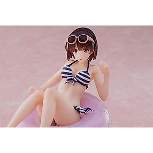 Figure, How to Raise A Boring Girlfriend, Pool Party, Katou Megumi, Anime Game Character, About 10cm High, Static Table Decoration, Room Decoration Model, Handmade Model