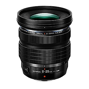 OM Digital Solutions M.Zuiko Digital ED 8-25mm F4.0 PRO Lens, Black (Renewed)