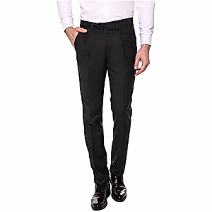 COOFANDY Men's Classic Fit Flat Front Dress Pants No Iron Premium Casual Pants