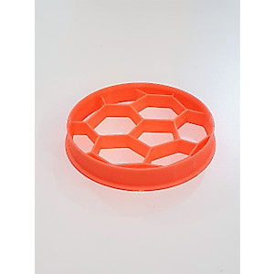 T3D Cookie Cutters Soccer Ball Cookie Cutter, Suitable for Cakes Biscuit and Fondant Cookie Mold for Homemade Treats, 3.50''x3.50''x0.55''