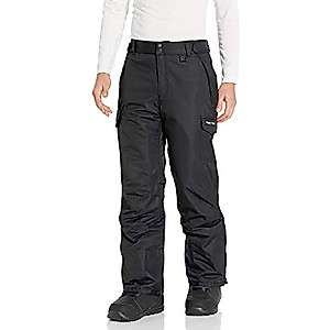 Arctix Men's Snowsports Cargo Pants, Black, Medium/32" Inseam