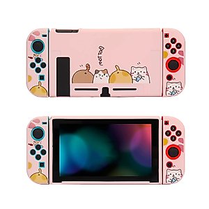 MUDEVIL Protective Case for Nintendo Switch - Pusheen Cat - Soft Anti-Scratch Shockproof Slim Cover Case for Nitendo Switch and Joy-Con