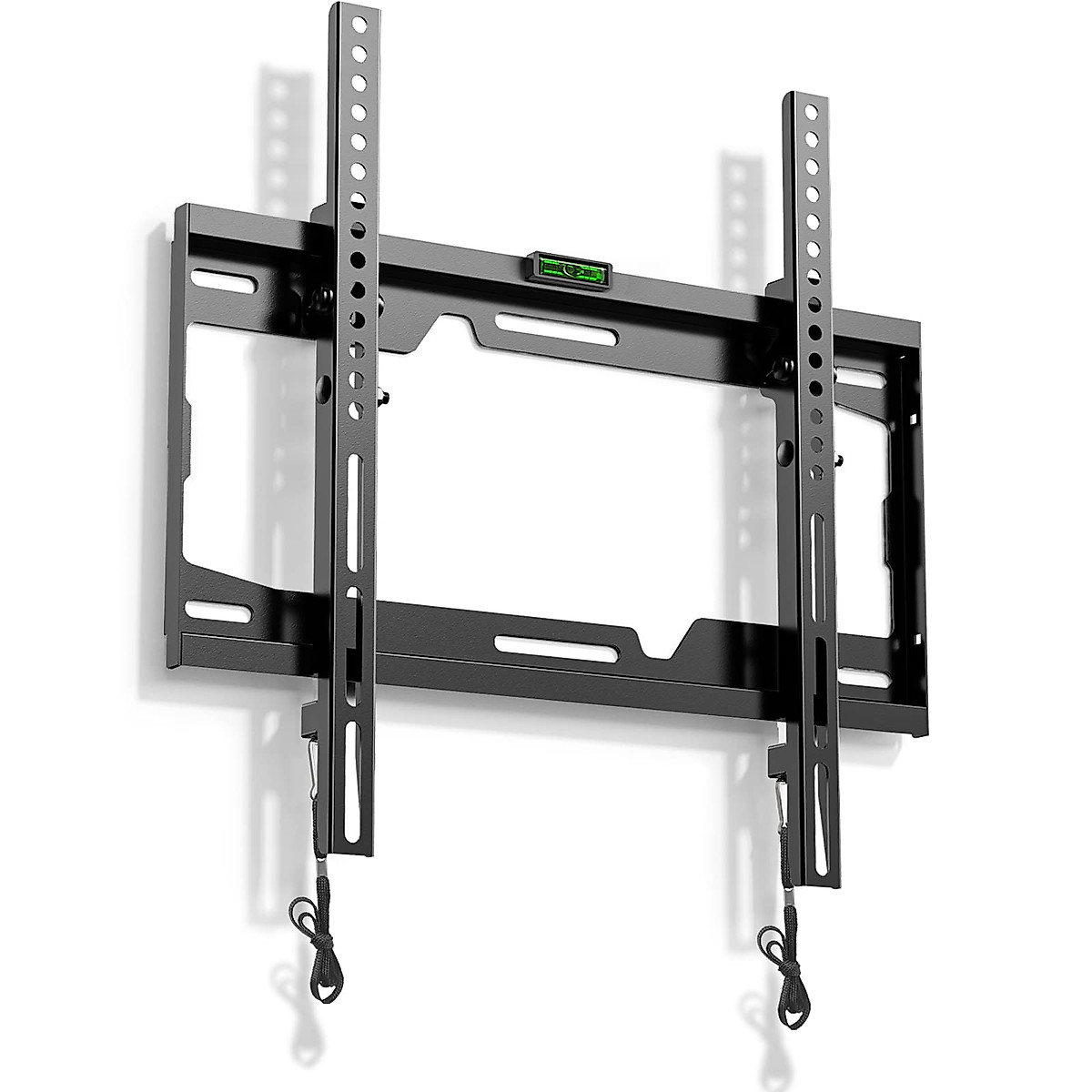 WALI Tilt TV Wall Mount Bracket for Most 26-55 inches LED, LCD, OLED Flat Screen TVs up to 99lbs with Mounting Holes 100x100mm to 400x400mm (TTM-1), Black
