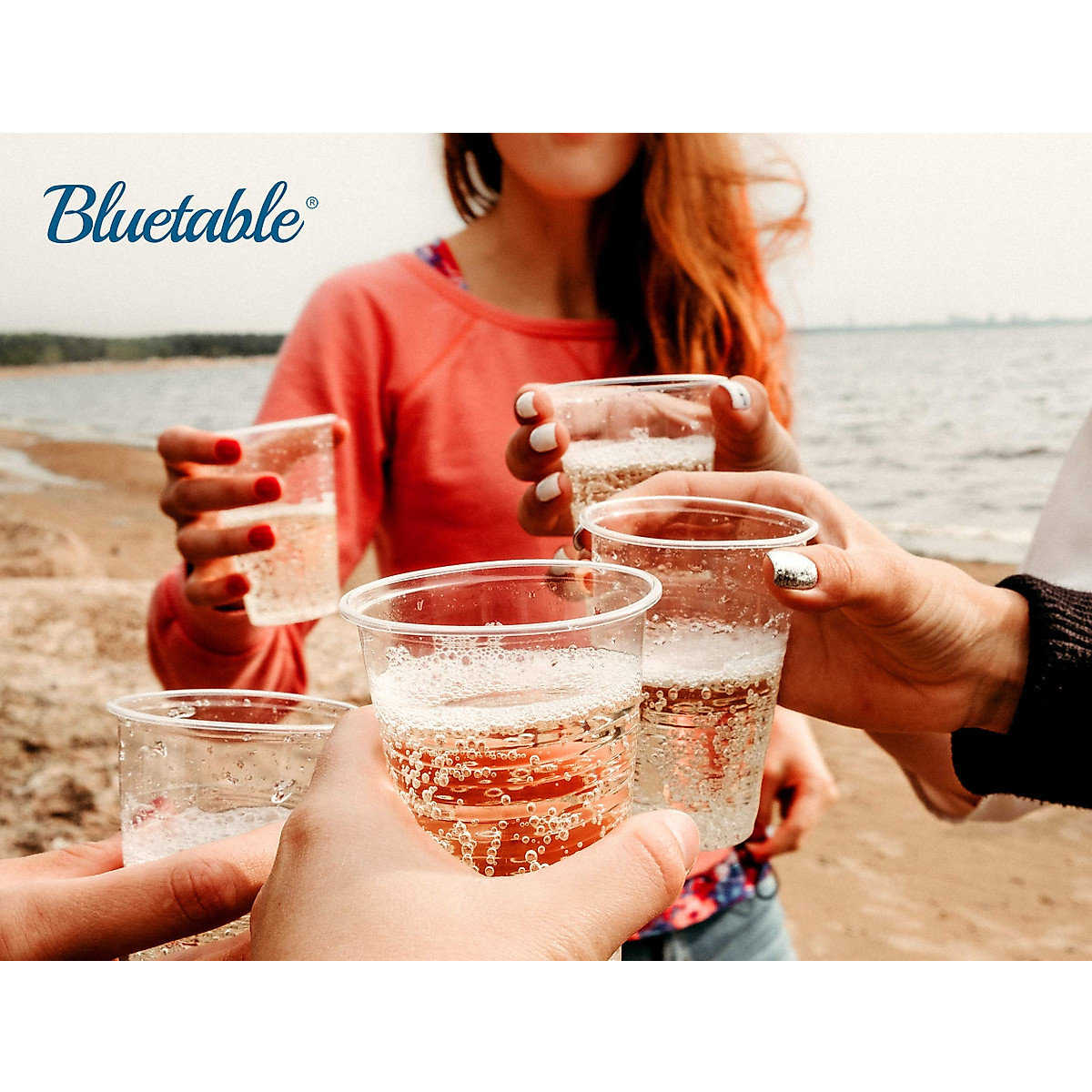 Plastic Cups Bulk Disposable Clear Cups 7 oz - 1200 Count Case BPA-Free - Good For Cold Drinks, Party Cups, Water Cooler Dispenser, Transparent Cups for Juice, Ice Tea, Soda [1200 Pack/Case]