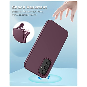 FNTCASE for Samsung Galaxy A54 5g Case: Clear Shockproof Protective Silicone Phone Cases - Slim Full Protection Cell Phones Cover with Screen Protector - Dual Layer Rugged Cell Covers