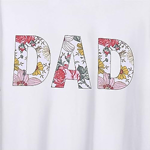 Mommy and Me Robe and Swaddle Set Floral Maternity and Baby Matching Hospital Labor Delivery Swaddling Wrap Blanket T-Shirt with Headband Hat for Mom Girls Boys Family Outfit Colourful Flower Daddy L