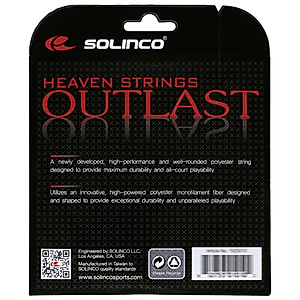 Solinco Outlast Tennis String Set-Red-16