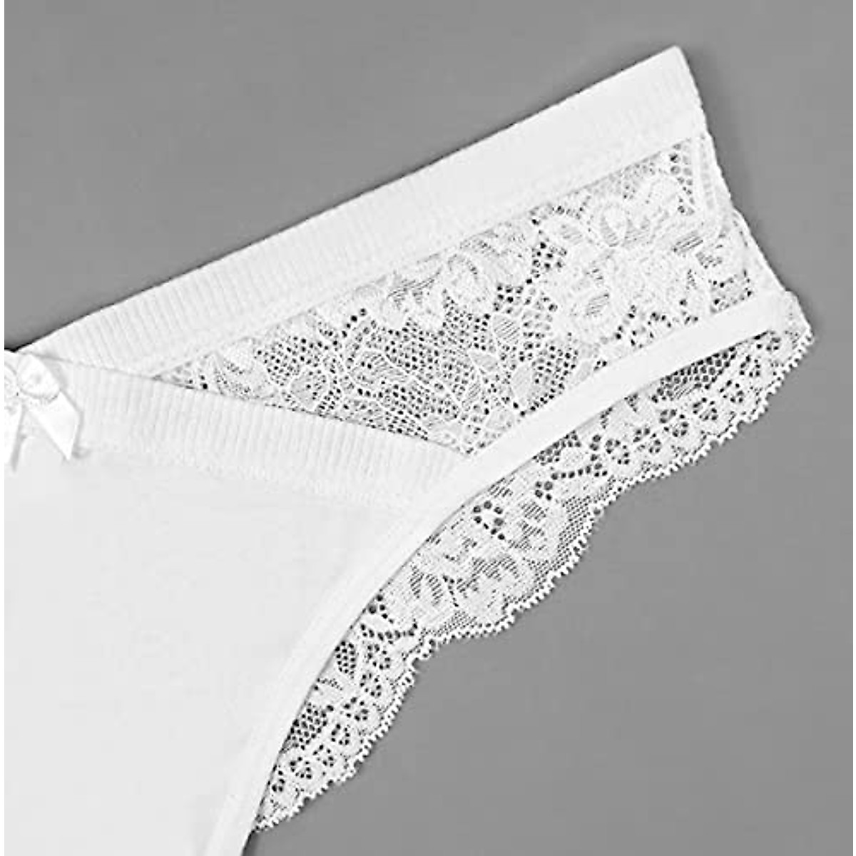 Banamic Women Floral Lace G-String Thong Panties Sexy T Back Stertchy Panties