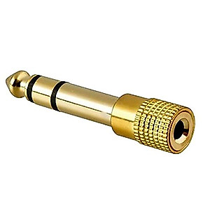 hutishop2020 1/8 3.5mm Female to 6.5mm 1/4 Male Headphone Jack Adapter Plug Stereo