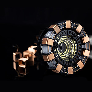 Lonyiabbi 1:1 Arc Reactor MK1 DIY Finished Product Model Led Light USB with Display Box