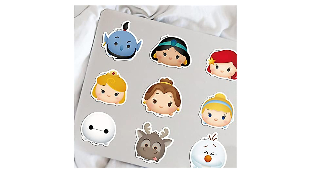 50Pcs Mixed Disney Cartoon Stickers - Cute & Waterproof