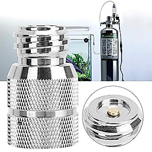 Fdit CO2 Cylinder Adapter,Air Fitting Quick Connect Coupler for TR21-4 Male Thread to G1/2 Type30 Female Thread