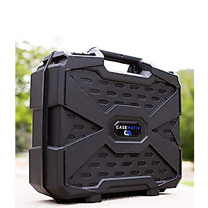 CASEMATIX Hard Shell Travel Case Compatible with Xbox Series S Console, Controllers, Games and Other Accessories - Durable and Protective Hard Case with Impact-Absorbing Customized Foam Interior