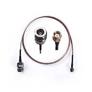 LoRa Gateway Antenna 3dbi Gain Indoor Outdoor Omni-Directional Glass Fiber LoRaWan Antenna N-Male SMA Connect Cable Ultra Distance Transmission 915MHz for Helium Hotspot HNT Miner Mining12