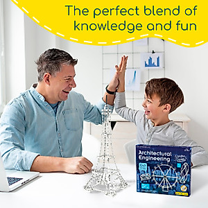 Thames & Kosmos Architectural Engineering | Science Experiment & Model Building Kit | Build 26 Models of Structures & Structural Elements | A Parents' Choice Gold Award Winner 14.6 Inches