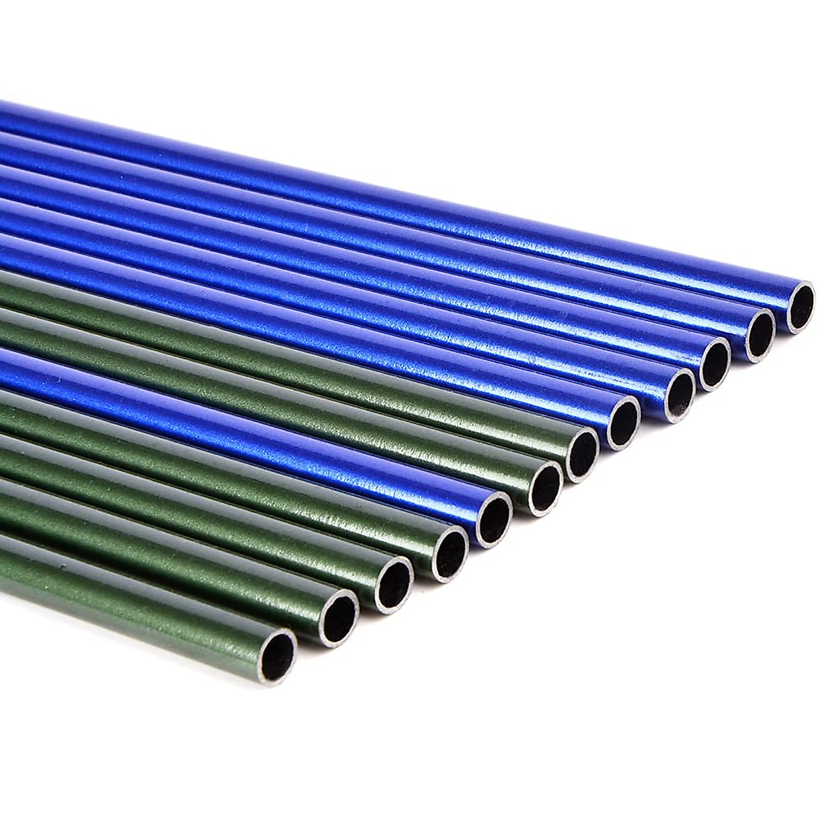 ZSHJGJR Archery 30 Inch Carbon Arrow Shafts 500 Spine ID 6.2mm Carbon Bare Shafts for Compound Bow Recurve Bow 6/12pcs (blue, 24)