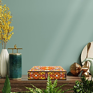 Generic DIY Diamond Art Painting Storage Box Kit, Diamond Art Painting Wooden Boxes Jewelry Storage Box, Special Shape Crystal Mosaic Arts Crafts for Girl Dresser Desktop Decor