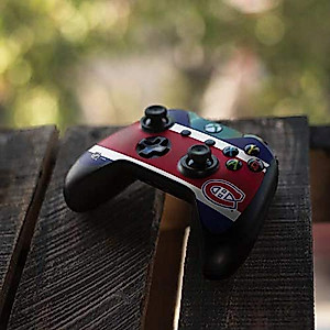 Skinit Decal Gaming Skin Compatible with Xbox One Controller - Officially Licensed NHL Montreal Canadiens Jersey Design