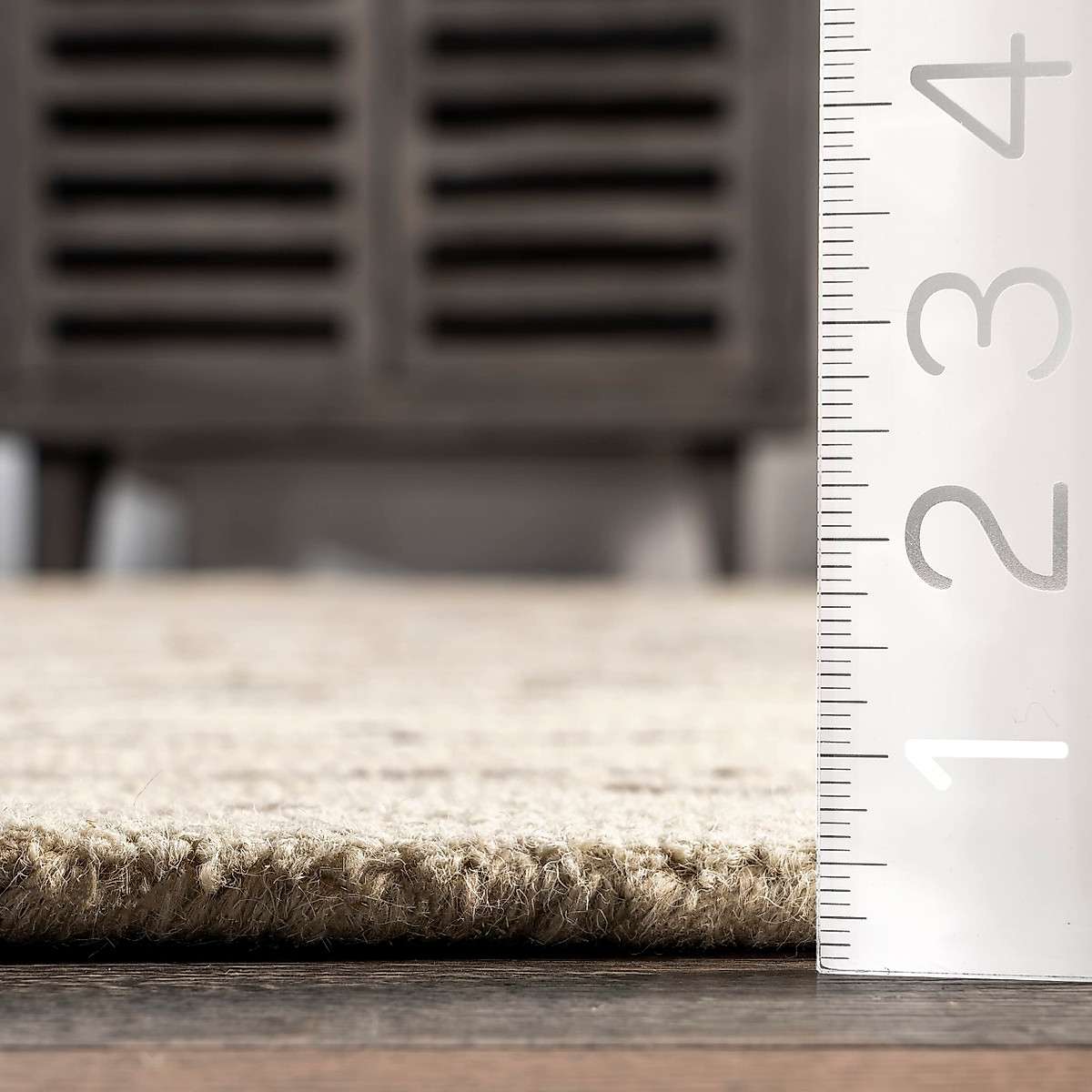 nuLOOM Audrie Contemporary Abstract Wool Area Rug, 8x10, Grey