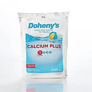 Doheny's Calcium Plus | Raise Your Calcium Hardness Level | Pro-Grade Granular/Flake Calcium Chloride | Low Calcium Hardness Levels Lead to Corrosion & Staining On Pool Surfaces and Fixtures | 25 LB