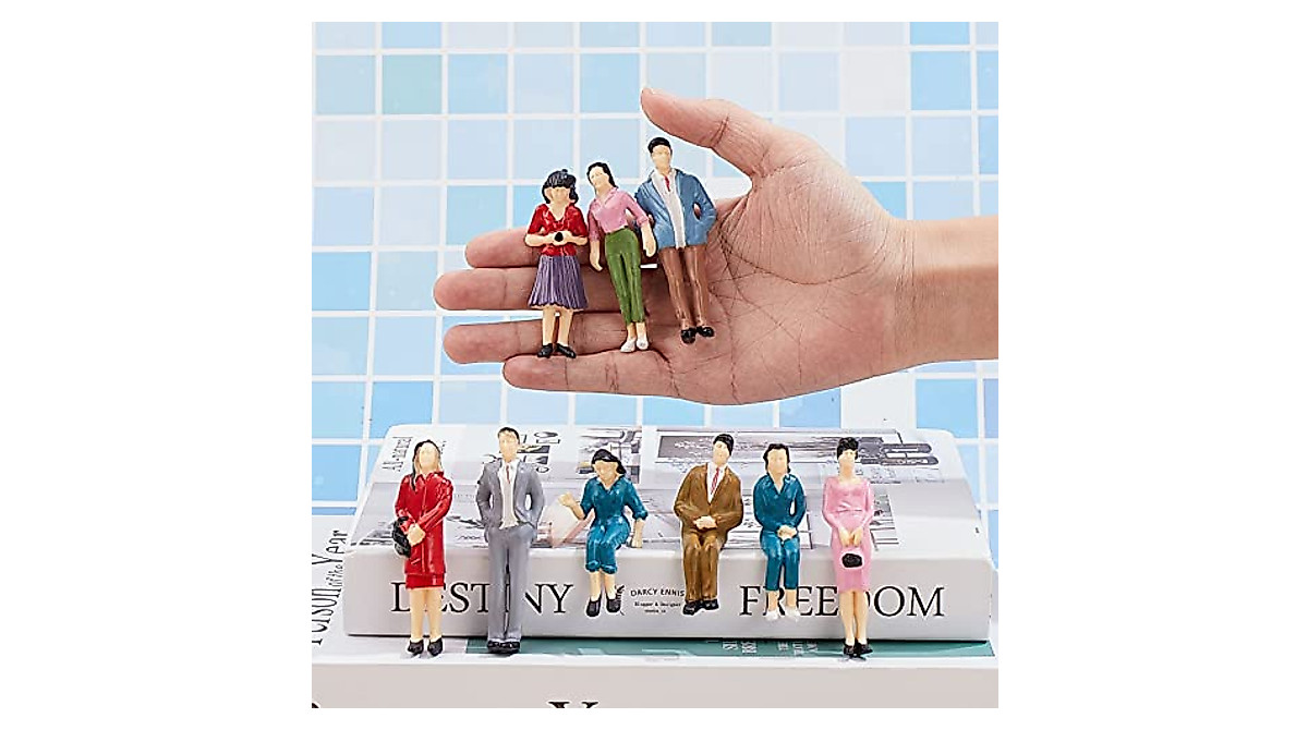 Namalu 14 Pcs Miniature People Figurines for Detail Projects