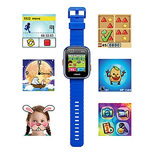 VTech Kidizoom Smart Watch DX2 Kids Smart Watch with Dual Camera Estandar Blue - Spanish Version