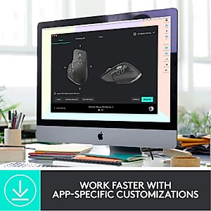 Logitech MX Master 3 Advanced Wireless Mouse - Graphite (RENEWED)
